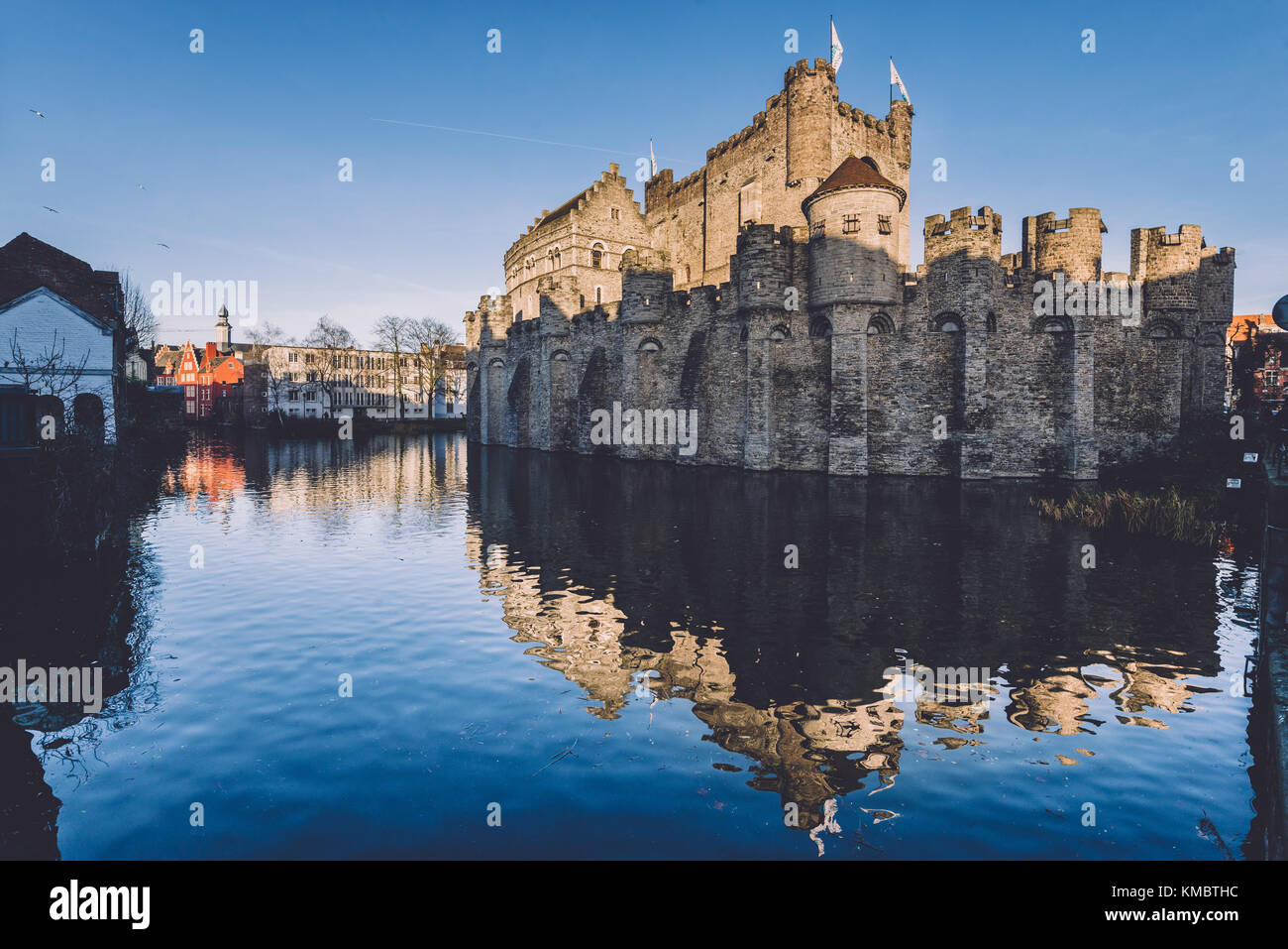 The castle of the counts ghent hi-res stock photography and images - Alamy