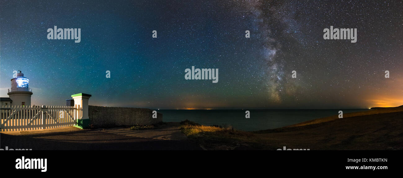 Anvil Point looking to Scorpius Constellation Stock Photo - Alamy