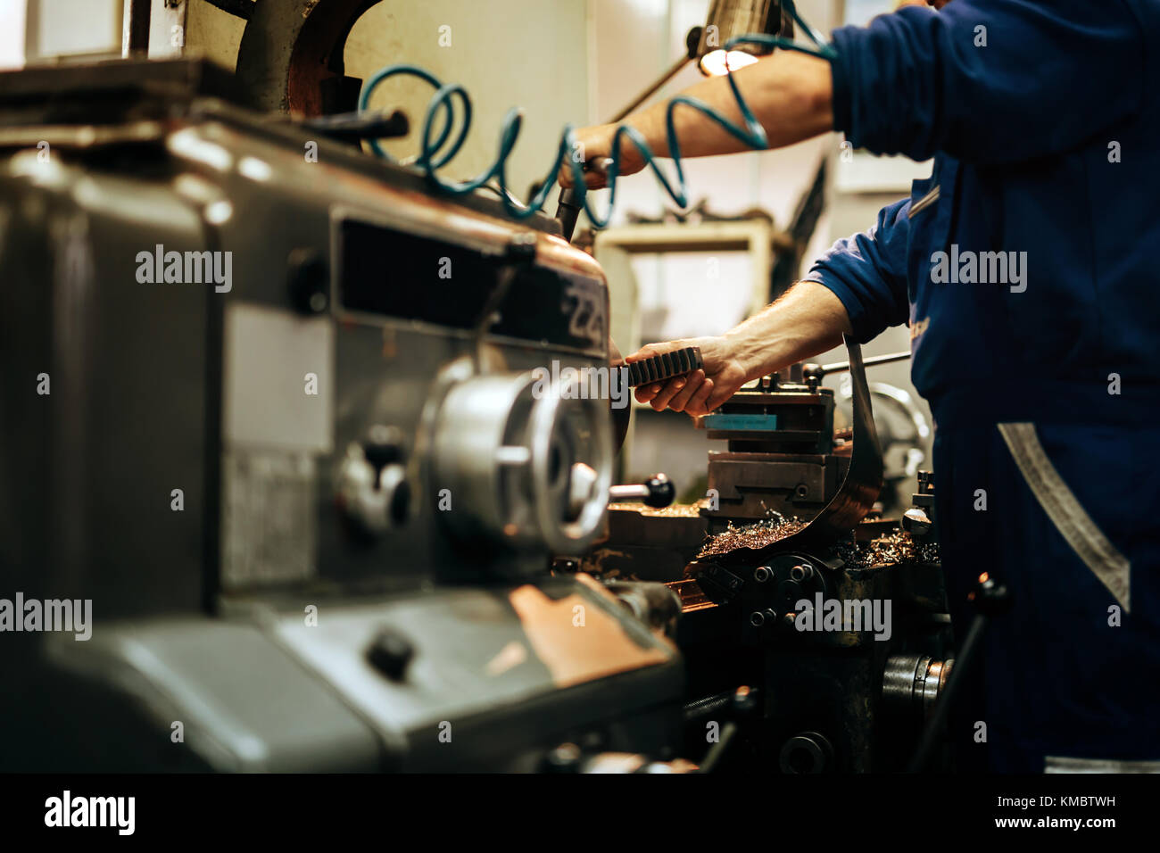 Automated drilling machines Stock Photo - Alamy