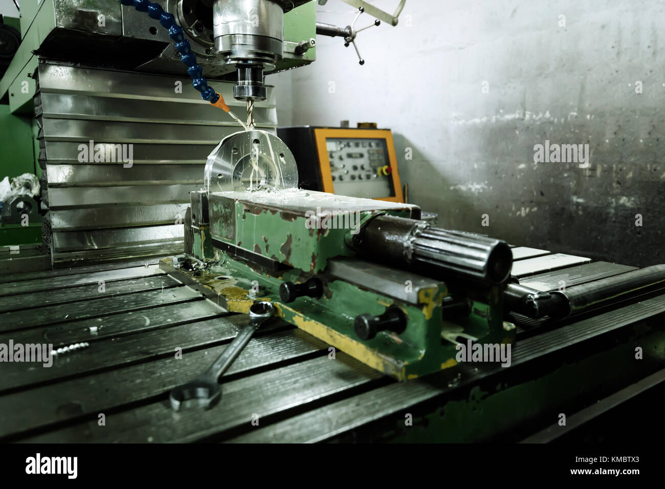 Automated drilling machines Stock Photo - Alamy