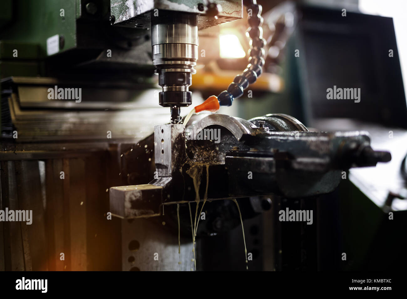 Computerized metal milling Stock Photo - Alamy