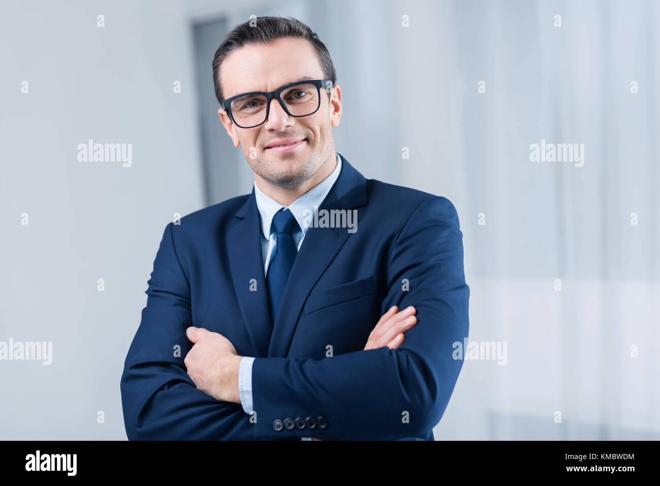 Gorgeous energetic man showing his coolness Stock Photo - Alamy
