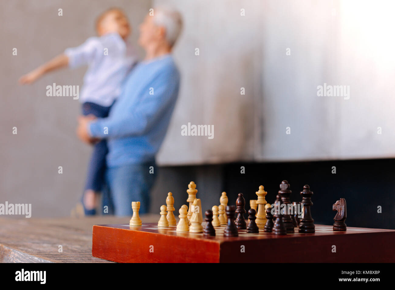 Selective focus of a chess set Stock Photo - Alamy
