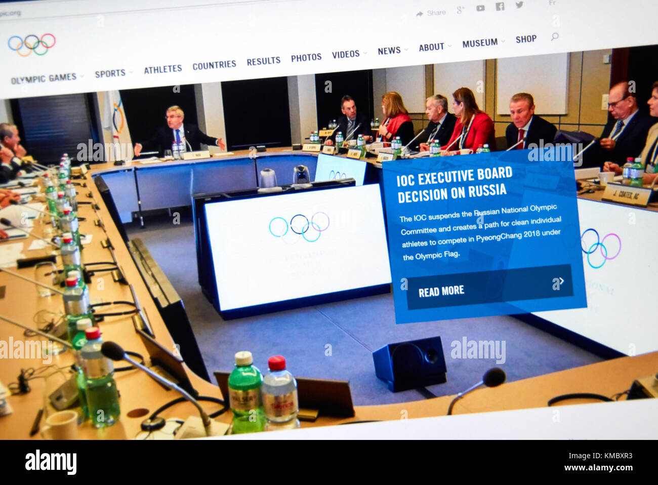 Ioc international olympic committee hi-res stock photography and images ...