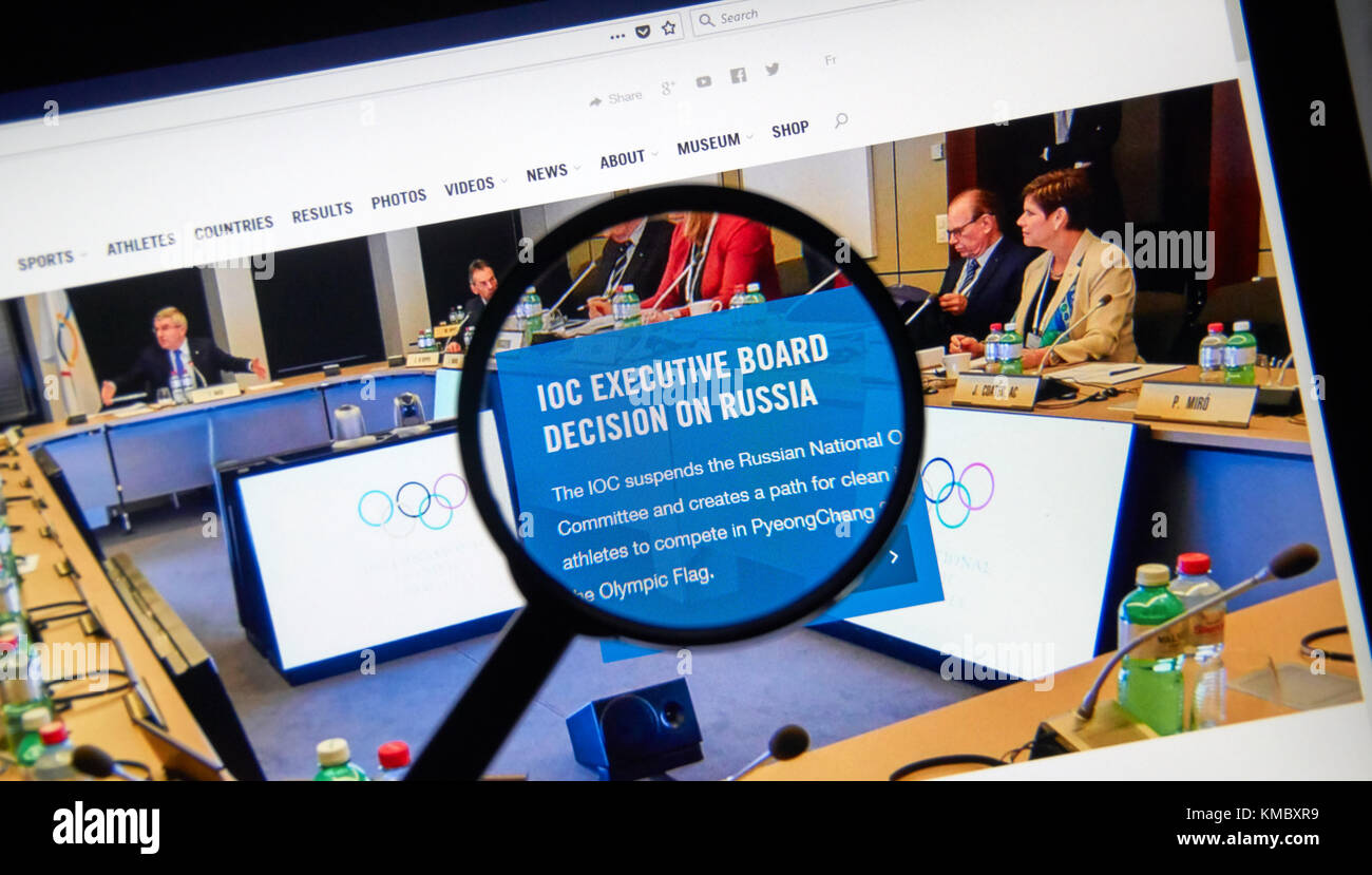 Russian olympic committee hi-res stock photography and images - Alamy