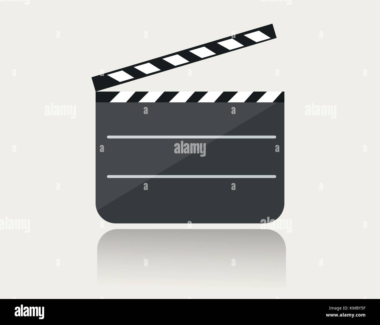 Cinema concept clapperboard movie Stock Vector Images - Alamy