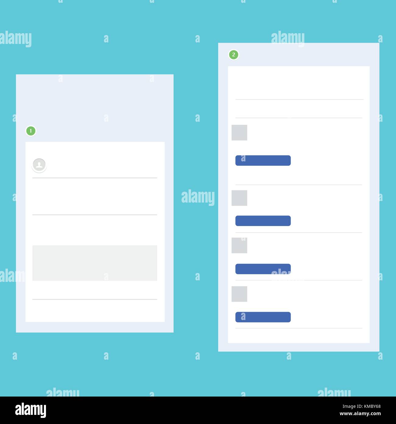 Simple User interface isolated background vector Stock Vector Image ... Simple User interface isolated background vector Stock Vector Image ...