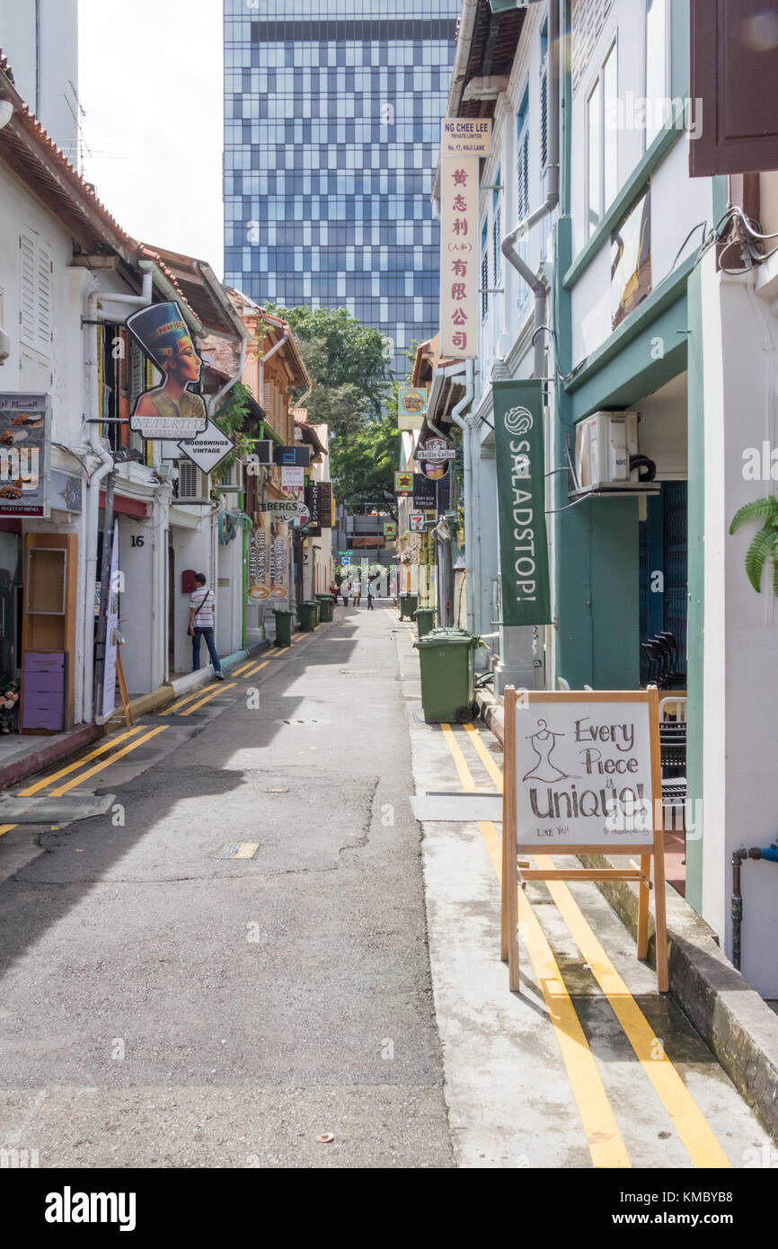 Haji lane, Singapore Stock Photo - Alamy
