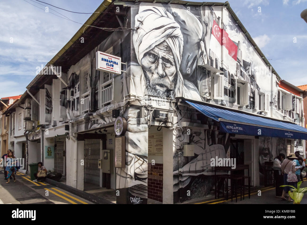 Singapore wall painting hi-res stock photography and images - Alamy