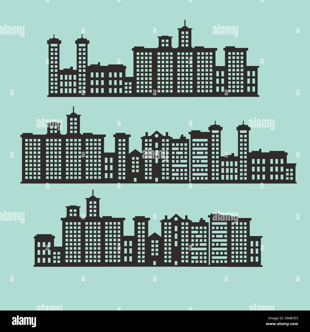 Town vector vectors hi-res stock photography and images - Alamy