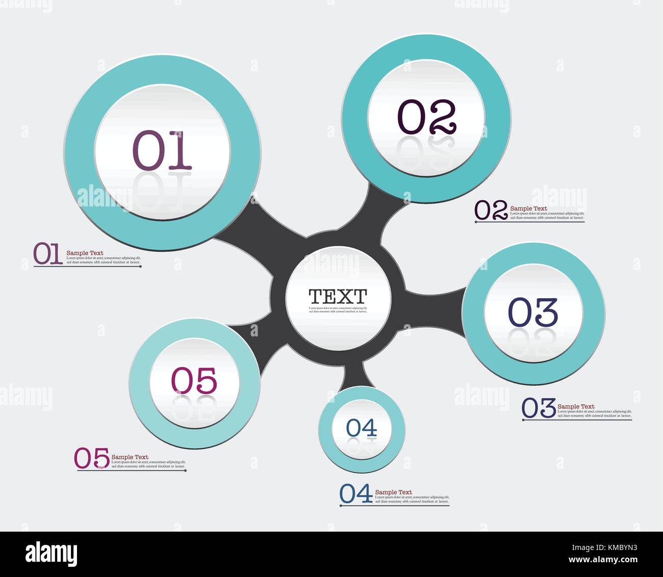 Infographic elements bar triangle chart hi-res stock photography and ...