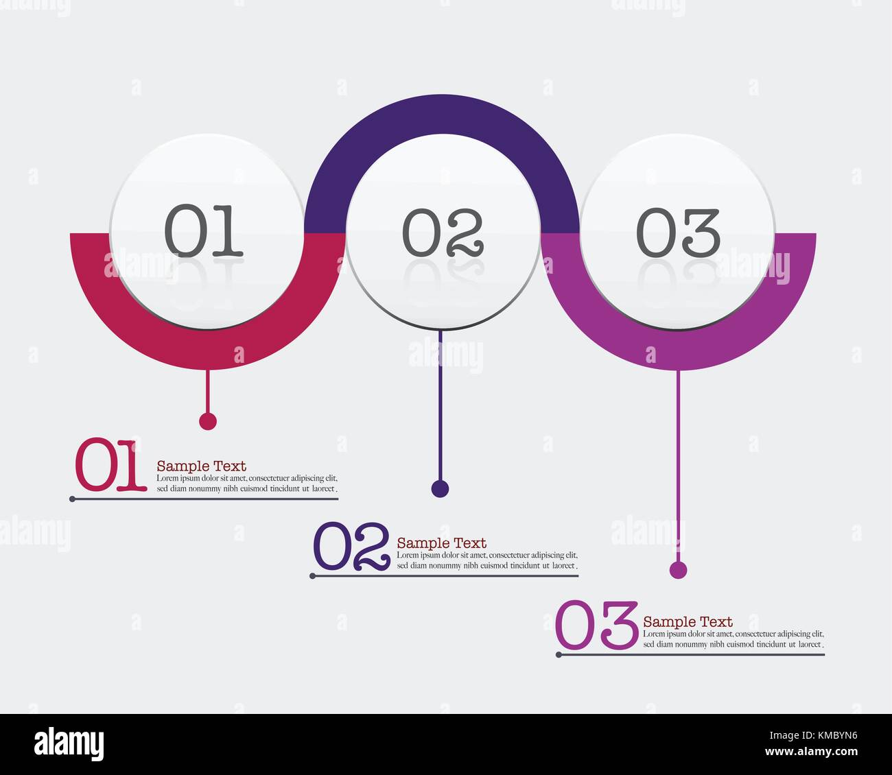 Abstract infographics number options template Stock Vector Image & Art ...