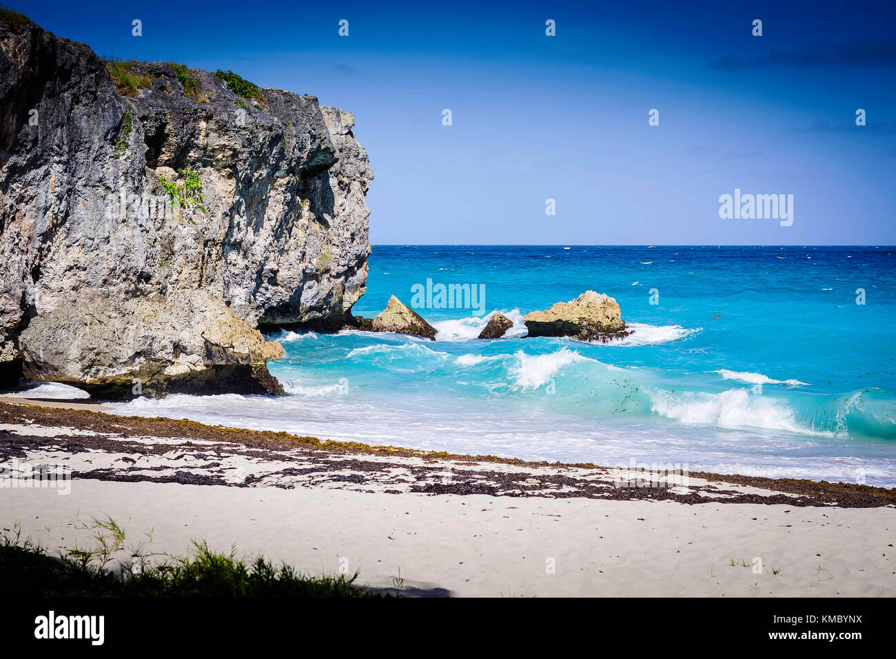 Bottom Bay Beach; Bottom Bay; St. Philip; Barbados Stock Photo - Alamy