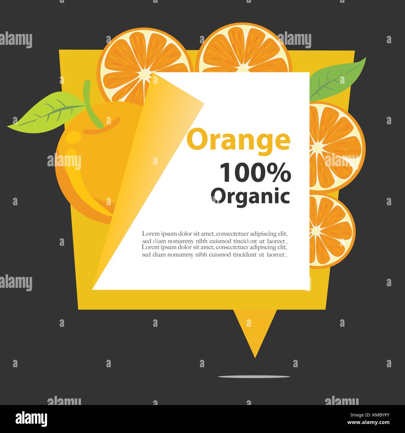 Tree orange tag vector Stock Vector Images - Alamy