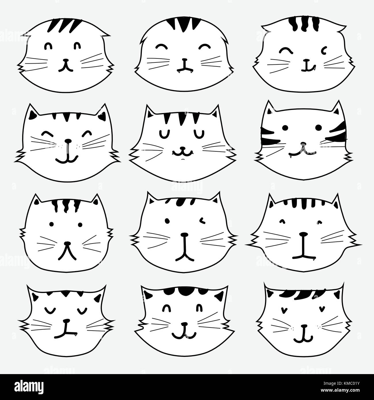 Collection cute piggy bank Stock Vector Images - Alamy