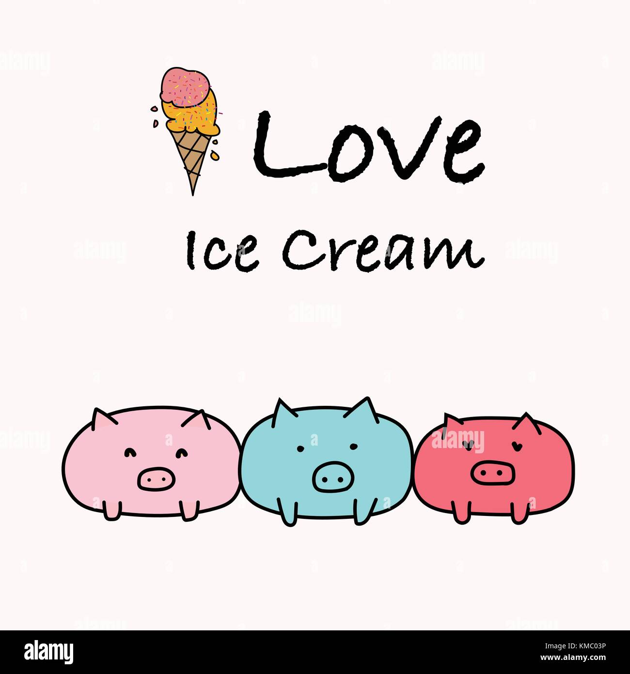 Ice cream dog Stock Vector Images - Alamy