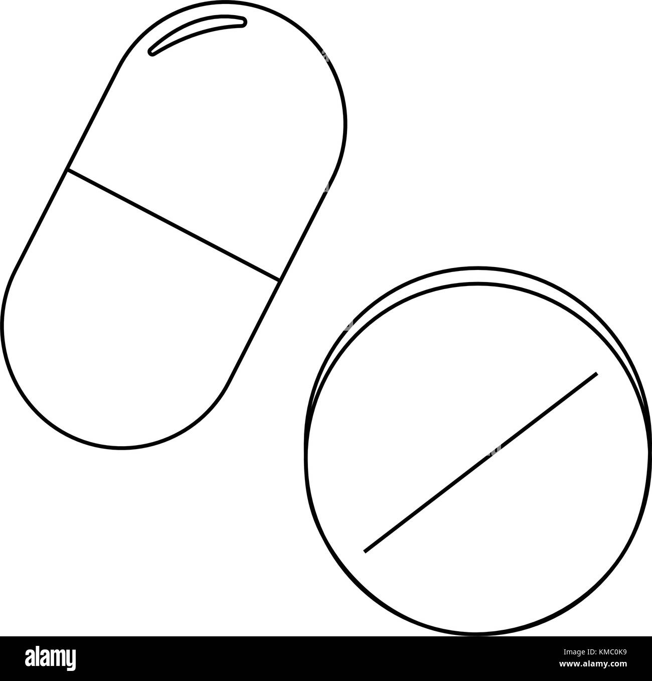Medical Outline symbol Stock Vector Image & Art - Alamy