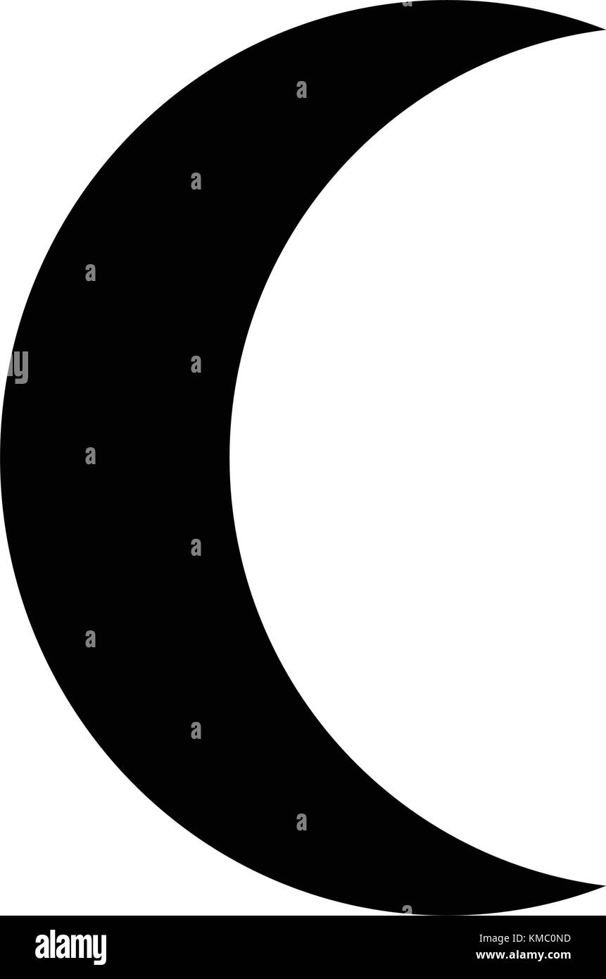 Abstract moon shape Stock Vector Image & Art - Alamy