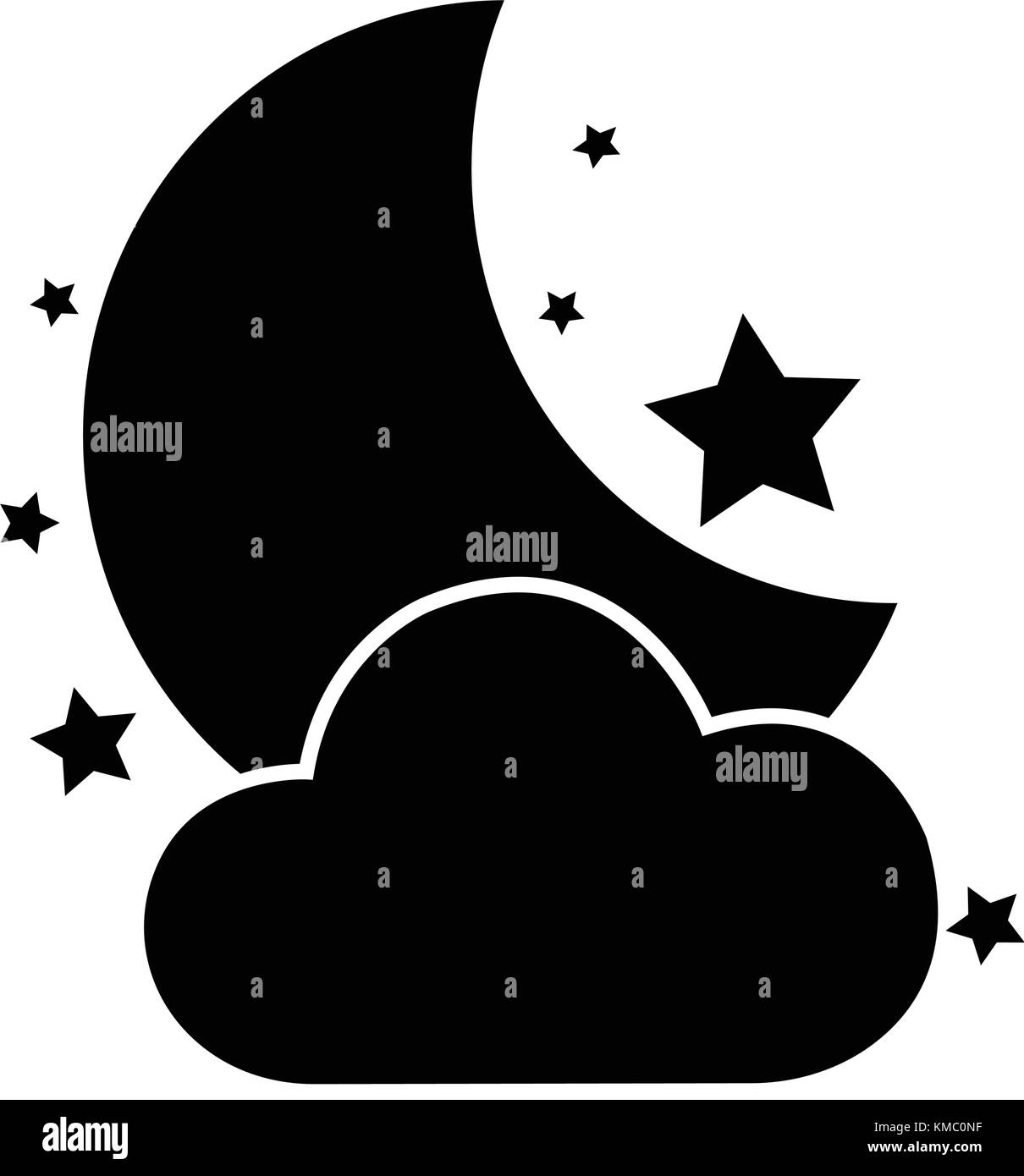 Abstract moon shape Stock Vector Image & Art - Alamy