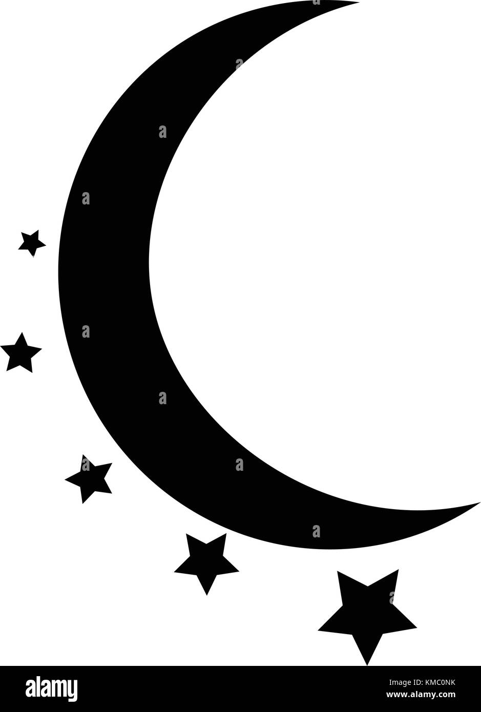 Abstract moon shape Stock Vector Image & Art - Alamy