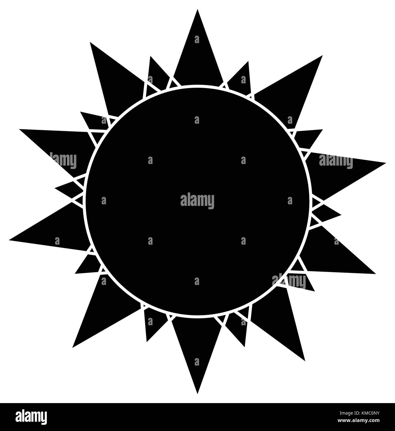 Clip art sunny day Black and White Stock Photos & Images - Alamy