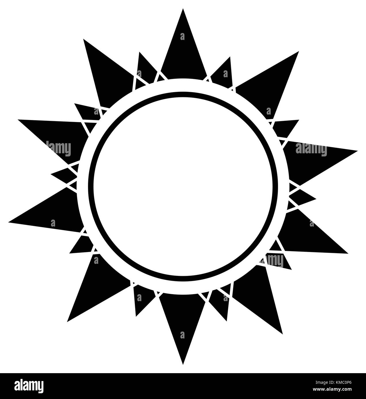 abstract sun shape Stock Vector Image & Art - Alamy