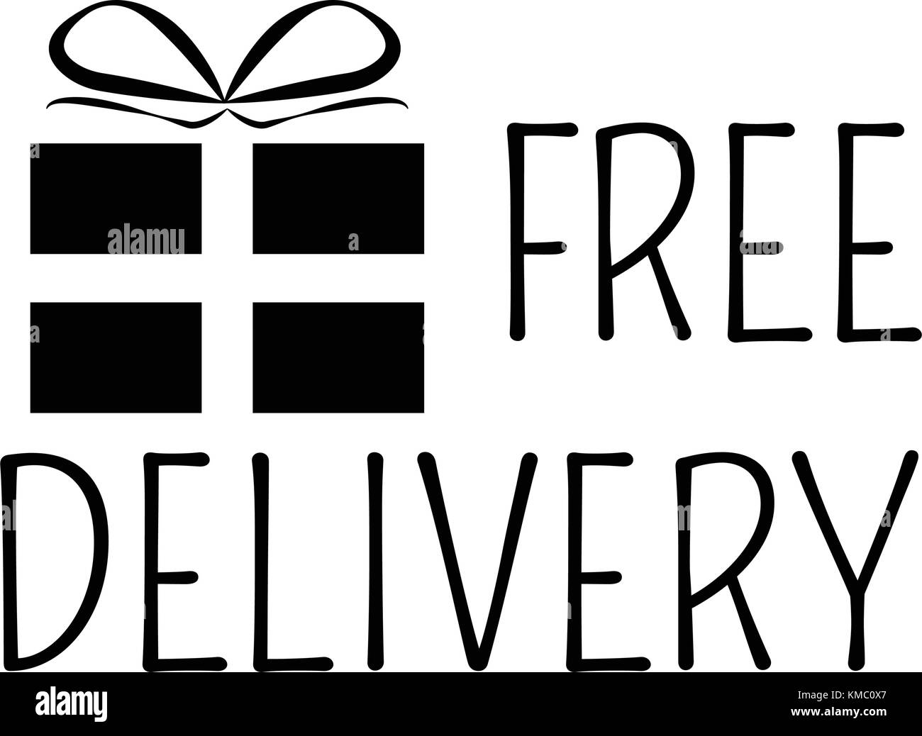 Free delivery Black and White Stock Photos & Images - Alamy