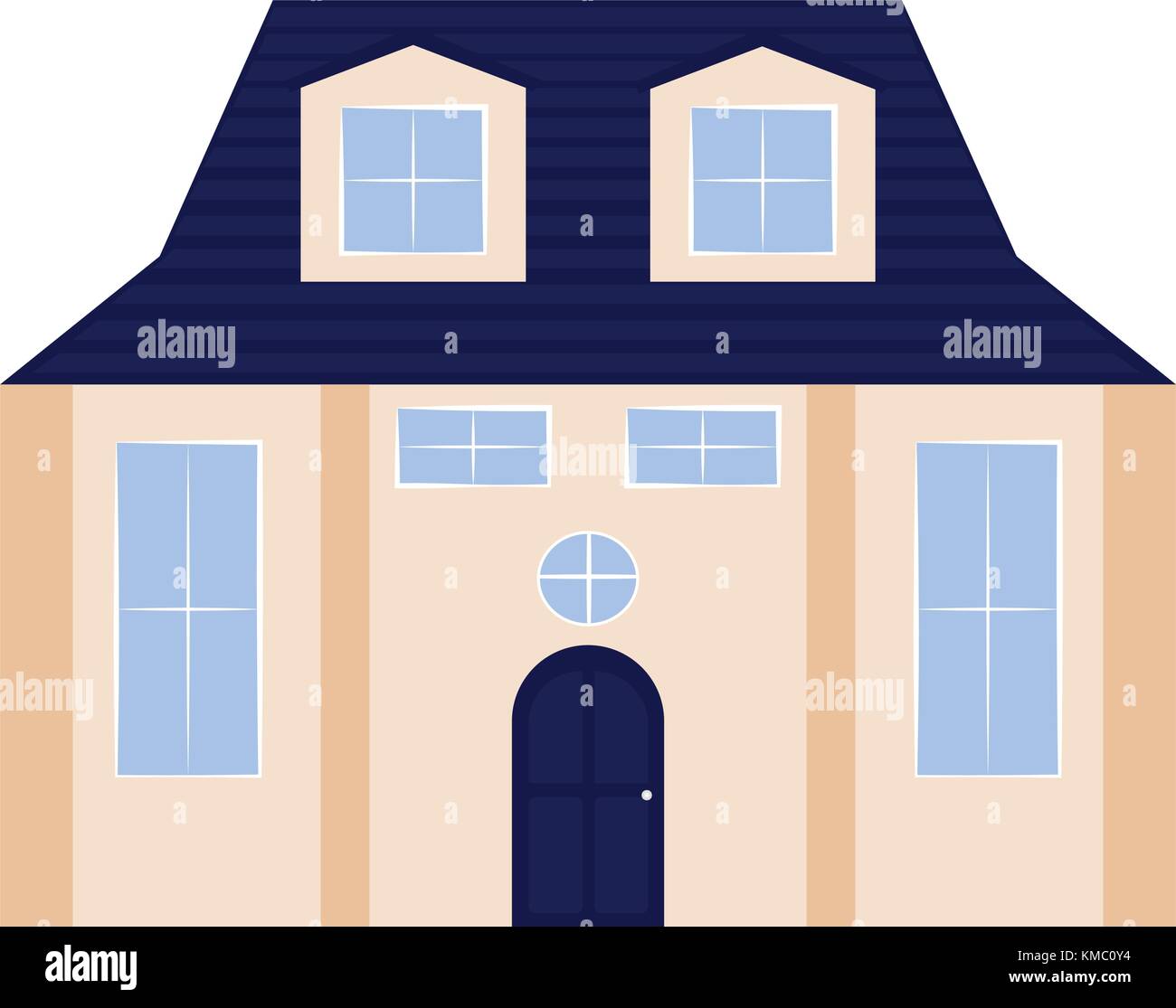 Abstract big Building Stock Vector Image & Art - Alamy