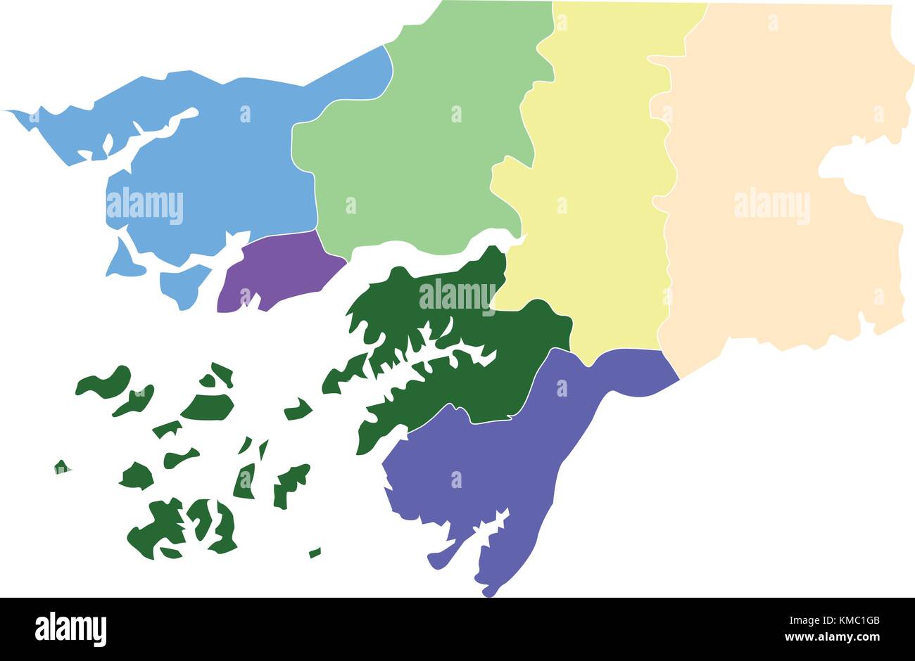 Abstract Country Map Stock Vector Image & Art - Alamy