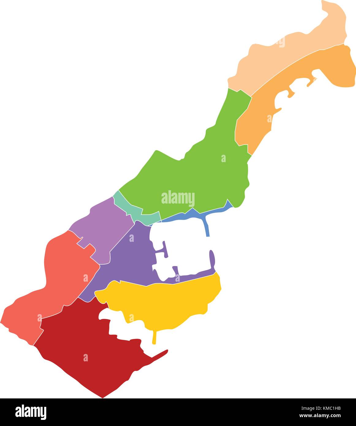 Abstract Country Map Stock Vector Image & Art - Alamy