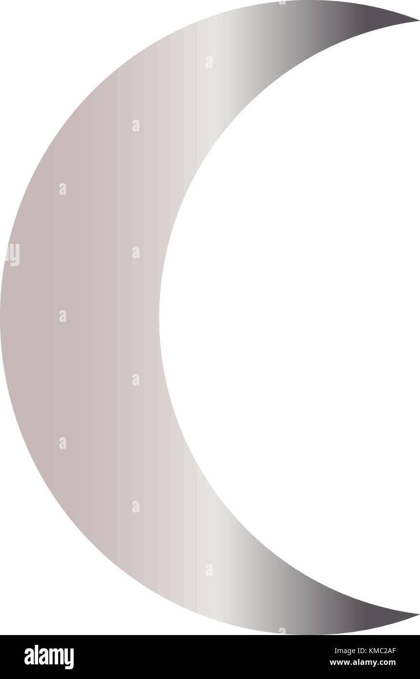 Moon shape Stock Vector Images - Alamy
