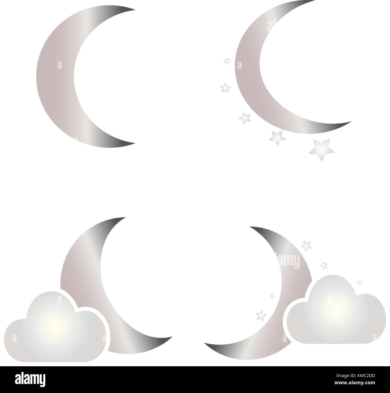 Abstract moon shape Stock Vector Image & Art - Alamy