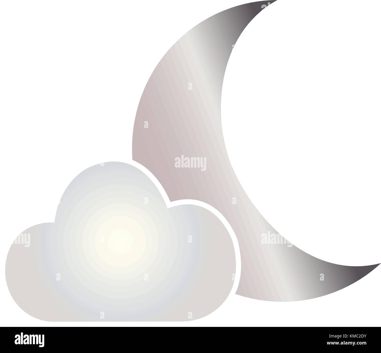 Abstract moon shape Stock Vector Image & Art - Alamy