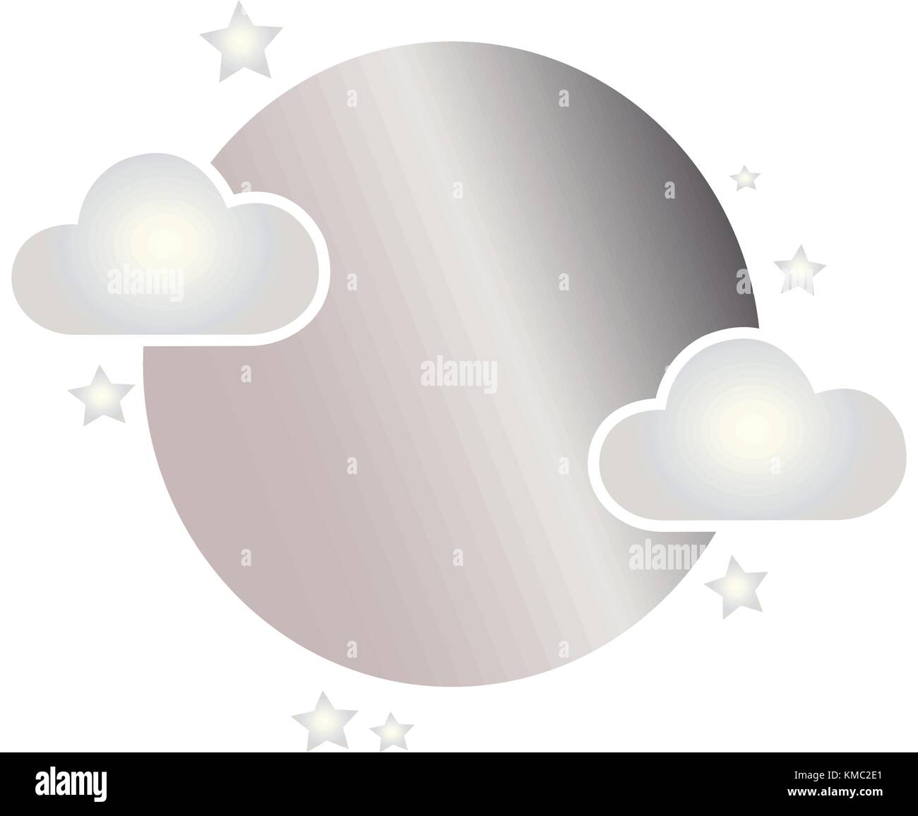 Abstract moon shape Stock Vector Image & Art - Alamy
