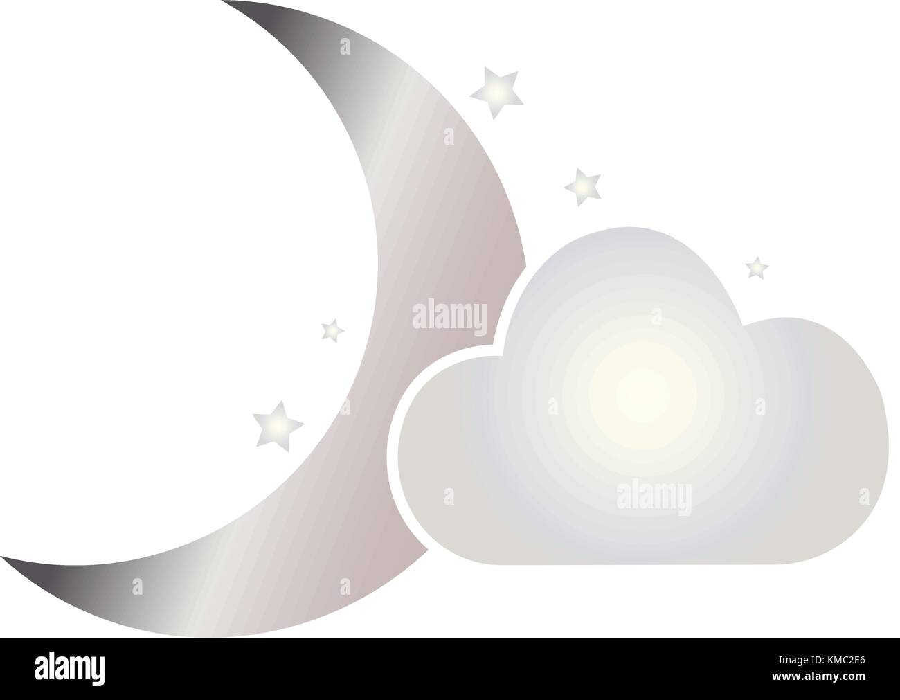 Abstract moon shape Stock Vector Image & Art - Alamy