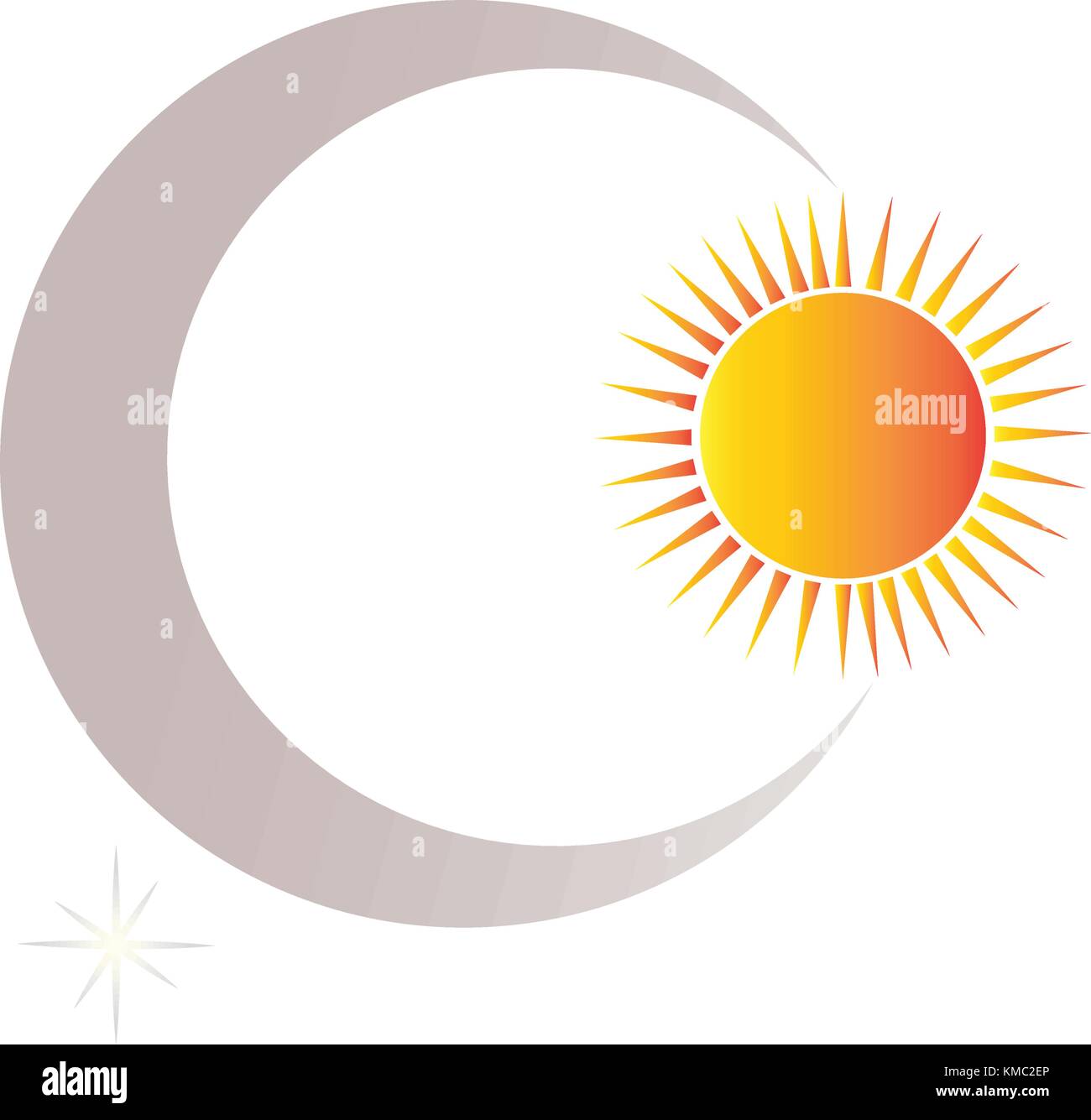 sun and moon shapes Stock Vector Image & Art - Alamy