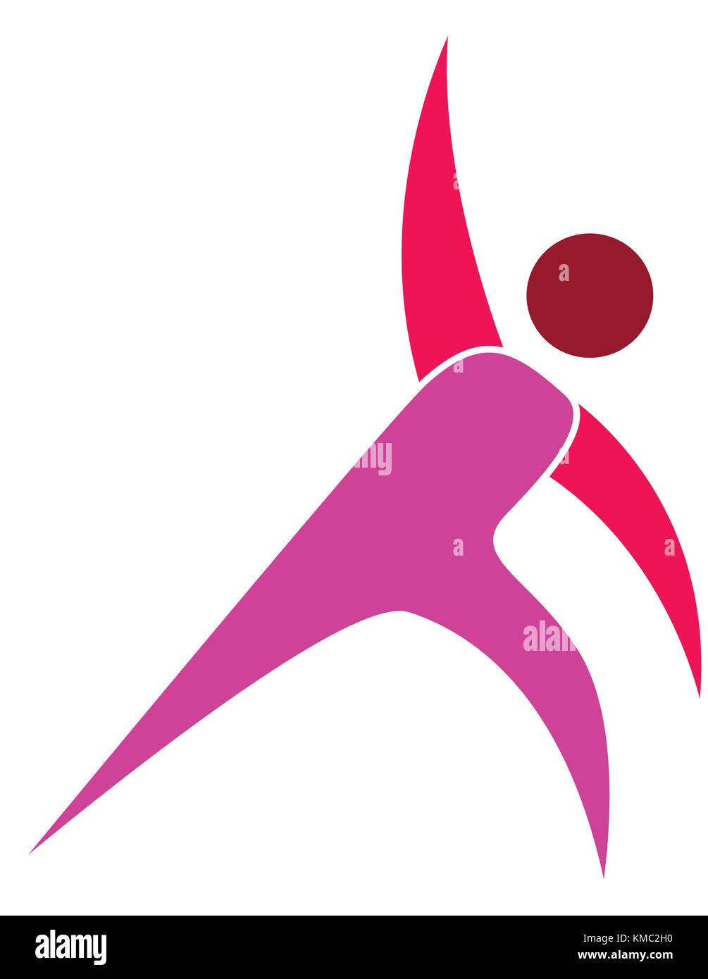 abstract fitness person Stock Vector Image & Art - Alamy