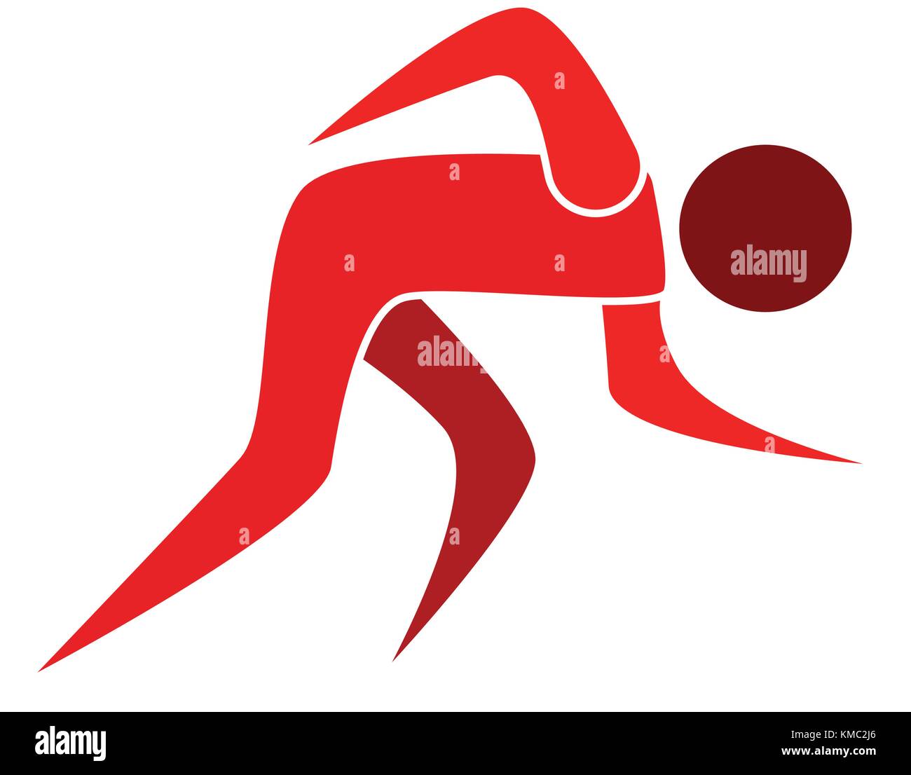 abstract fitness person Stock Vector Image & Art - Alamy
