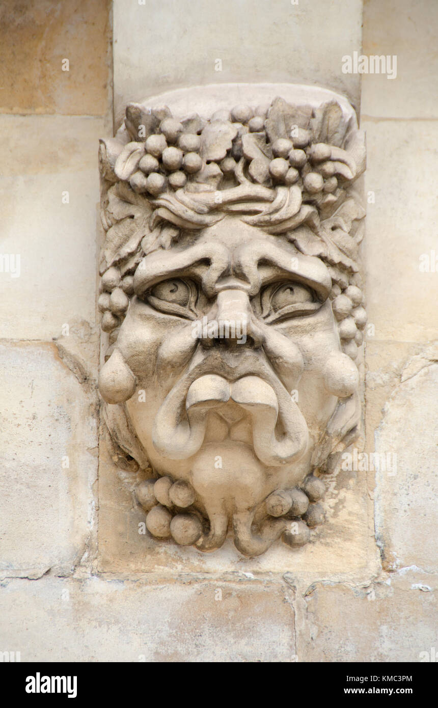 Paris, France. Pont Neuf (bridge) Mascaron - one of 381 depictions on ...