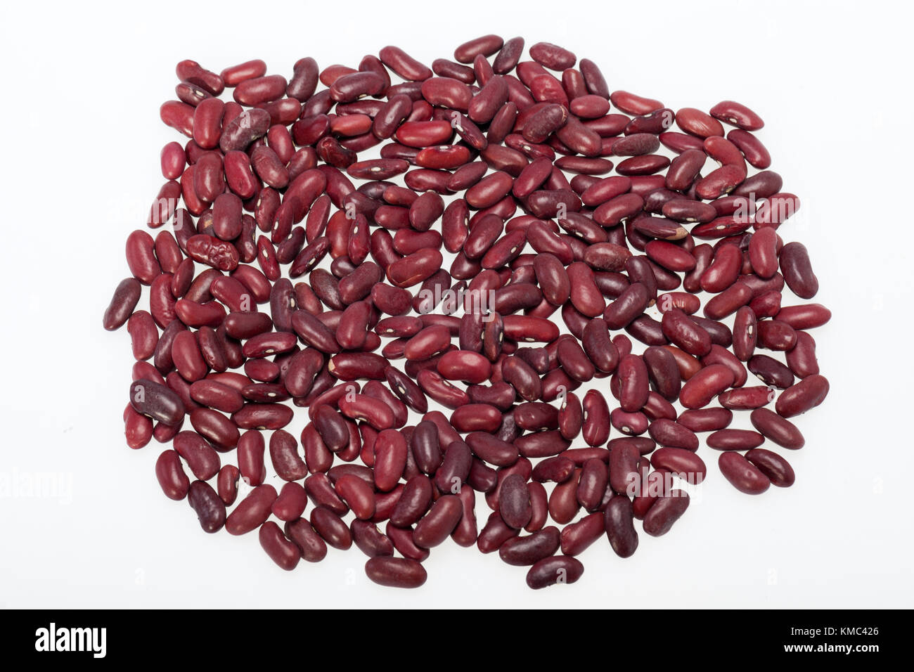 azuki beans on white background Stock Photo - Alamy