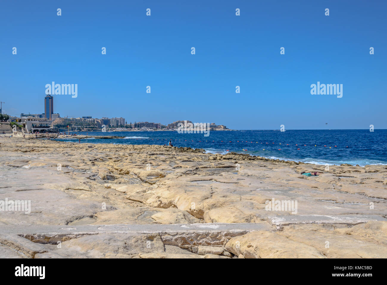 Sliema beach hi-res stock photography and images - Alamy