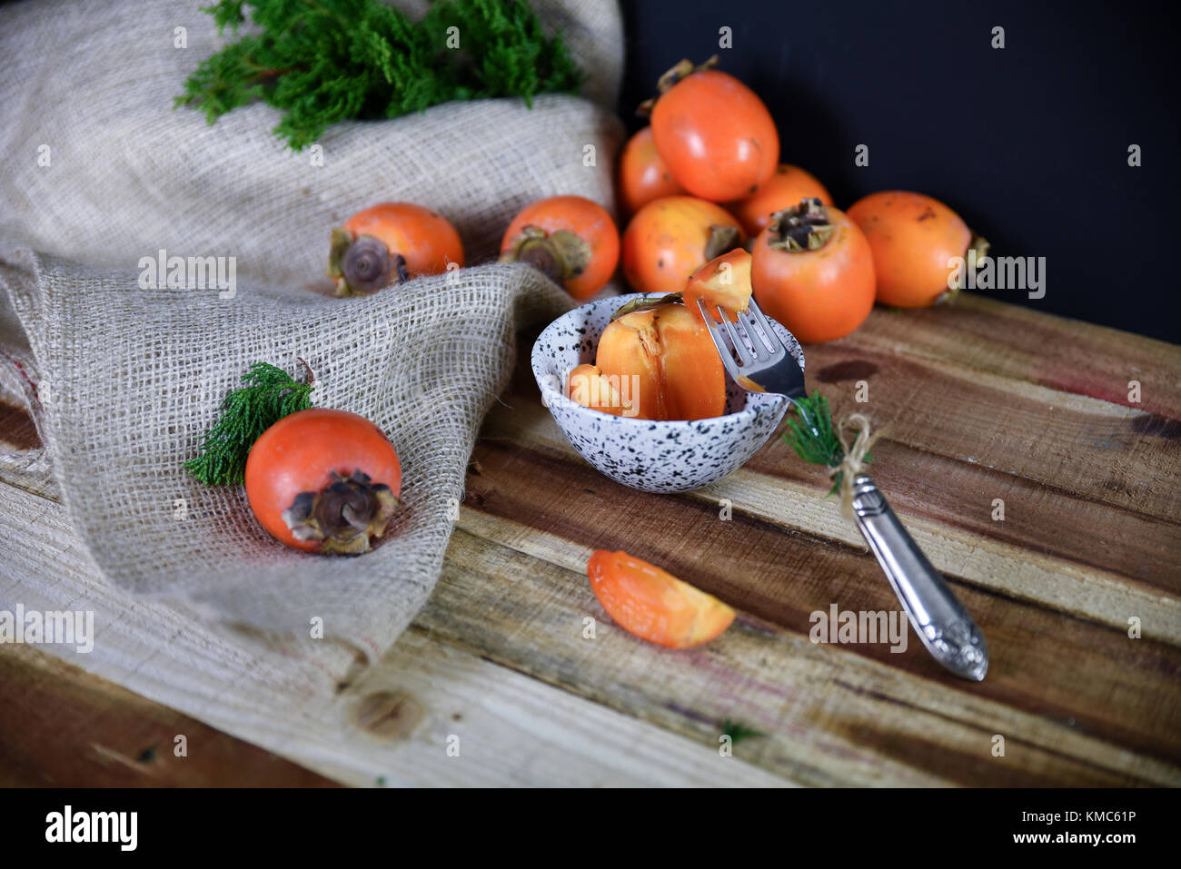 Persimonas hi-res stock photography and images - Alamy