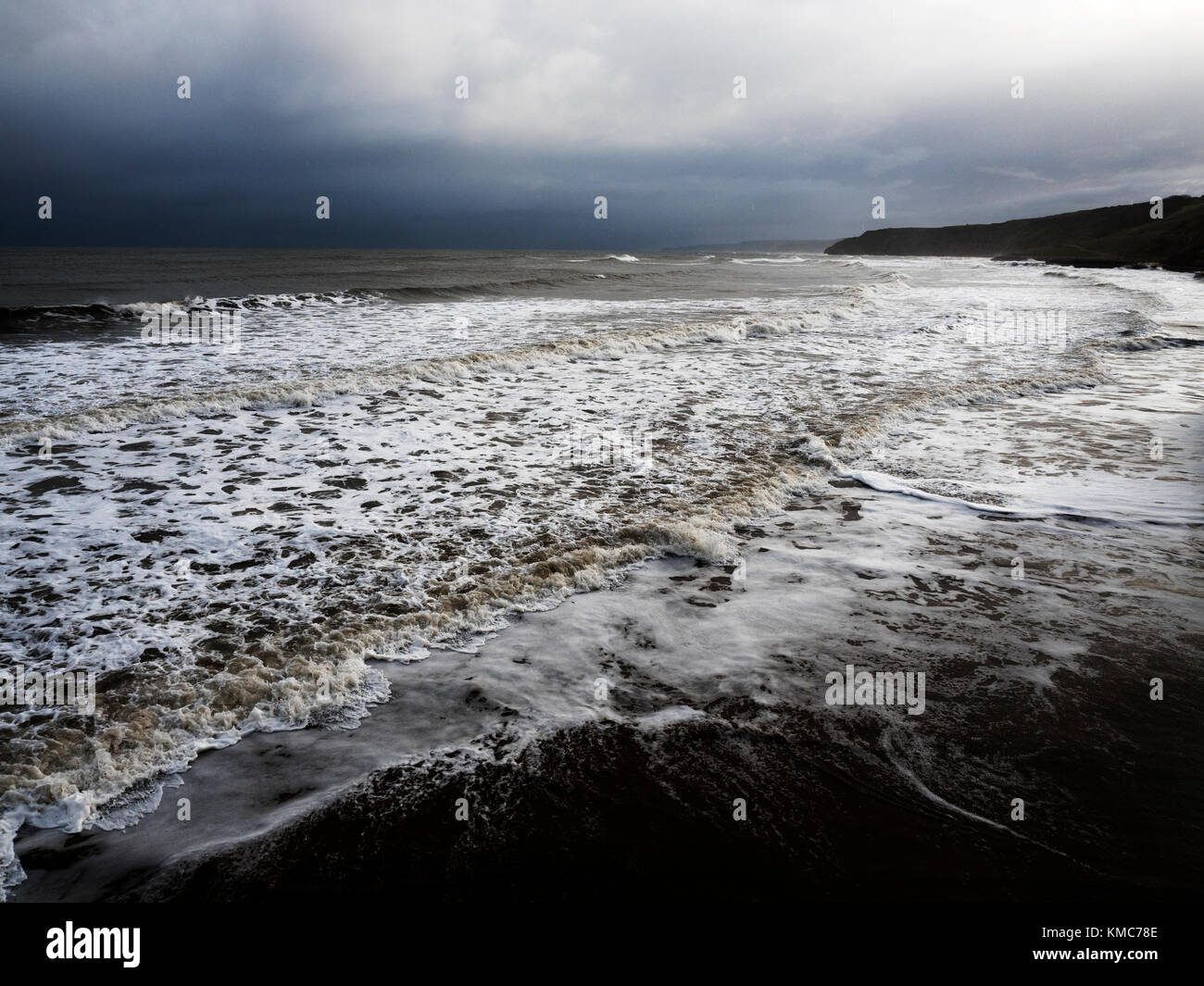 Rough Seas Yorkshire Seaside High Resolution Stock Photography and ...