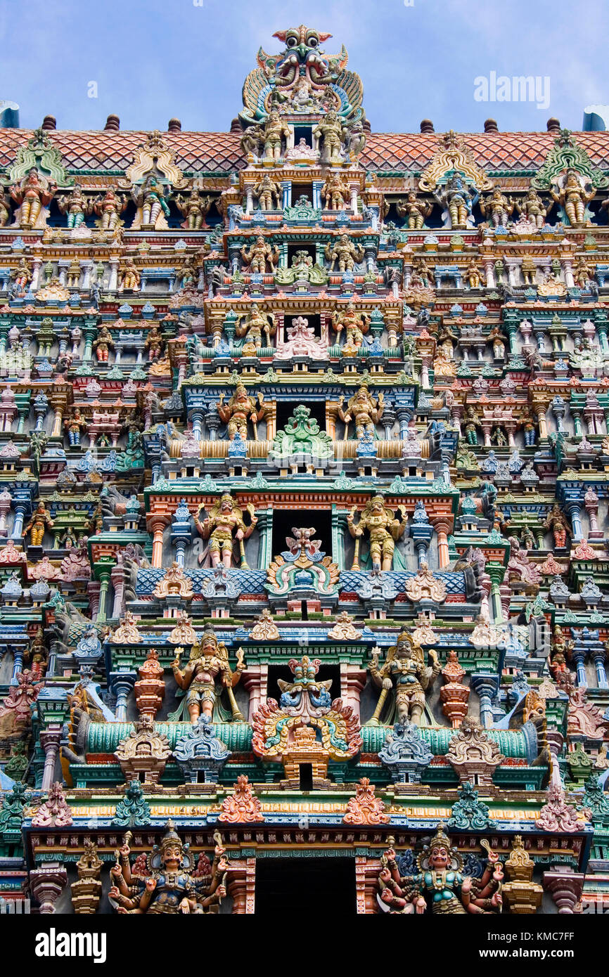 Minakshi india hindu temple tamil nadu asia tower hi-res stock ...