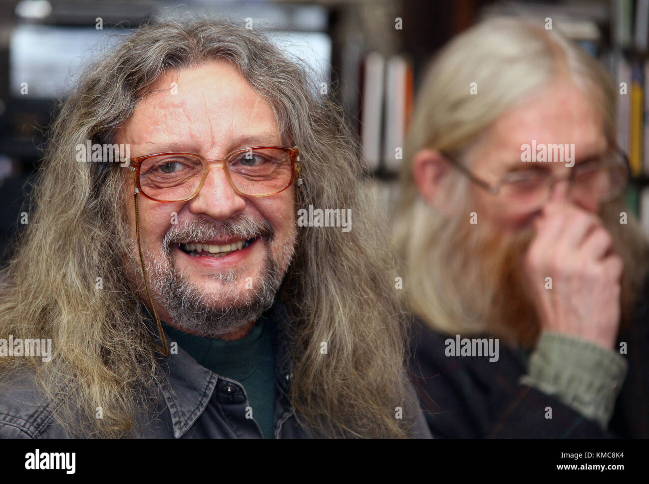 Jiri Kabes and Vratislav Brabenec, members of legendary music band ...