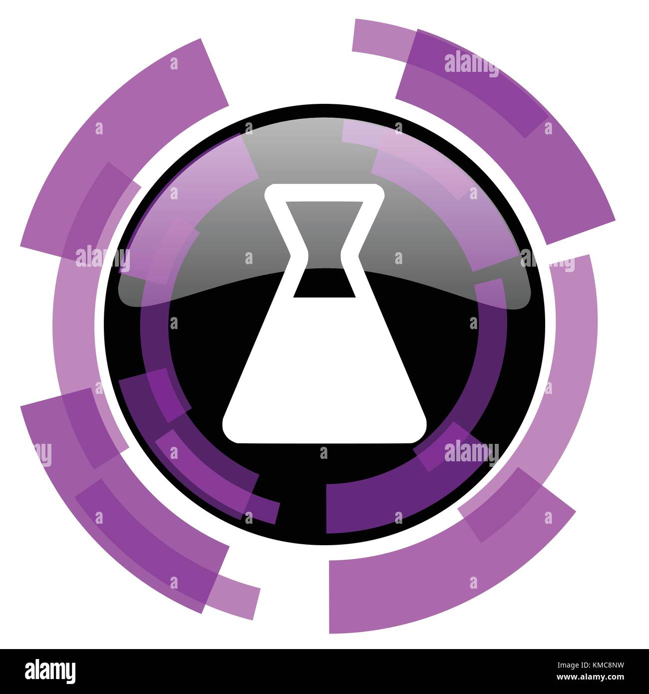 Laboratory pink violet modern design vector web and smartphone icon ...