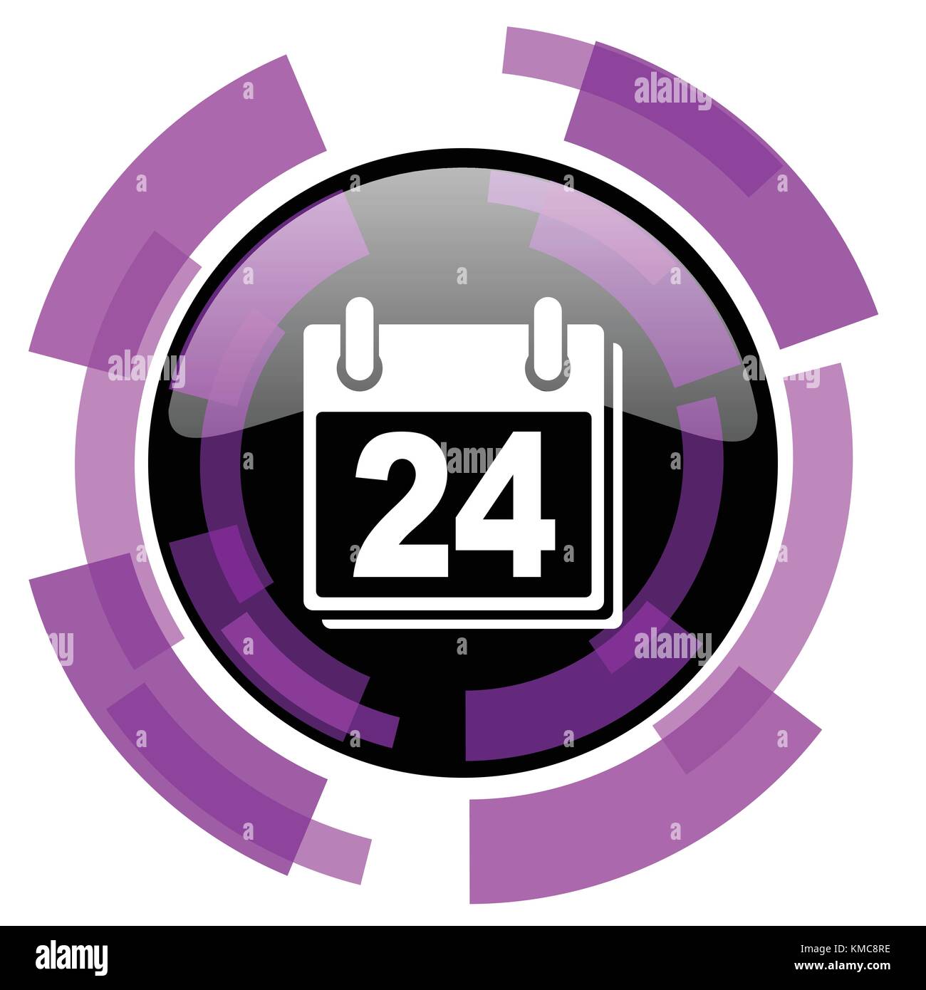 Calendar pink violet modern design vector web and smartphone icon ...