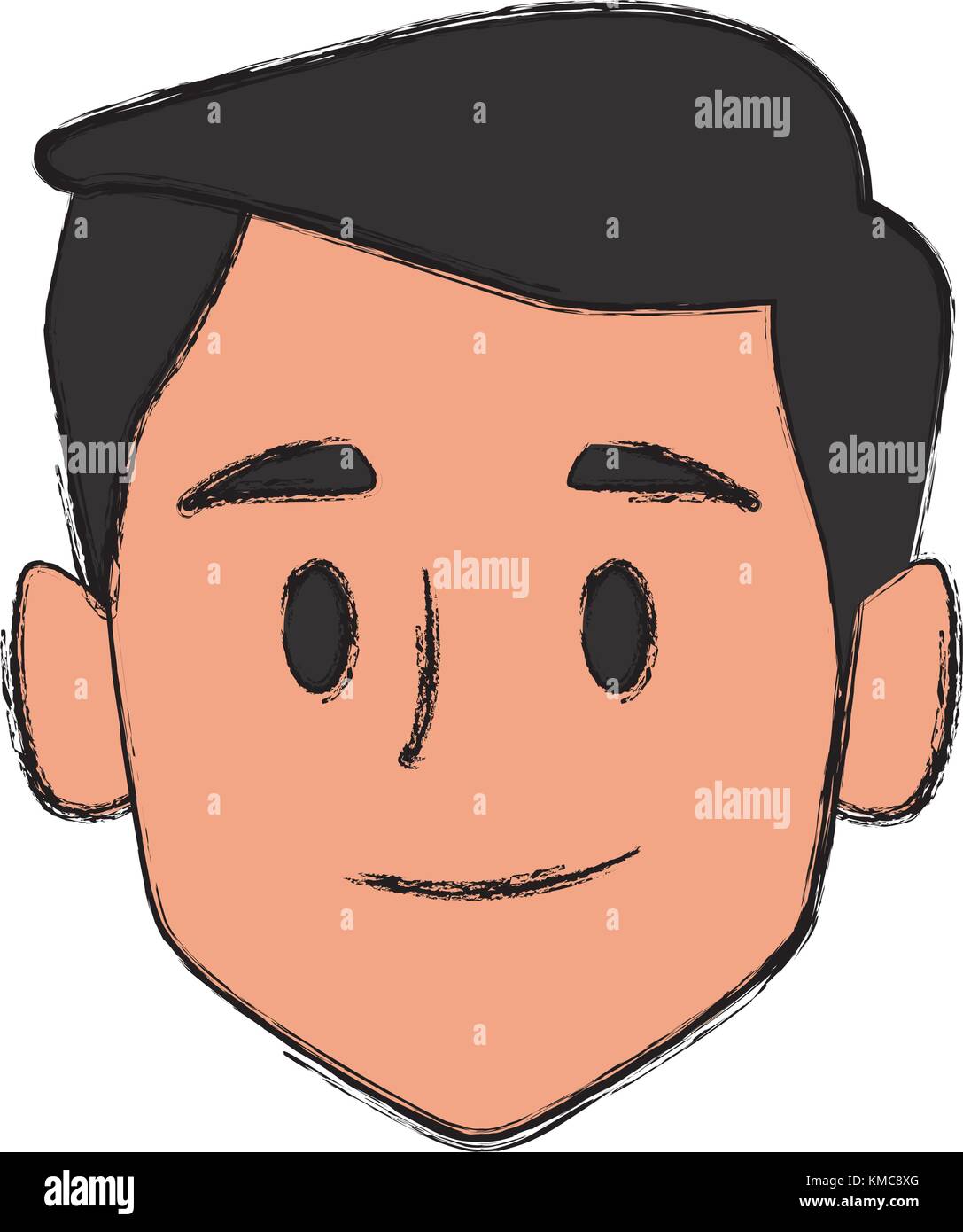 Man face smiling cartoon Stock Vector Image & Art - Alamy