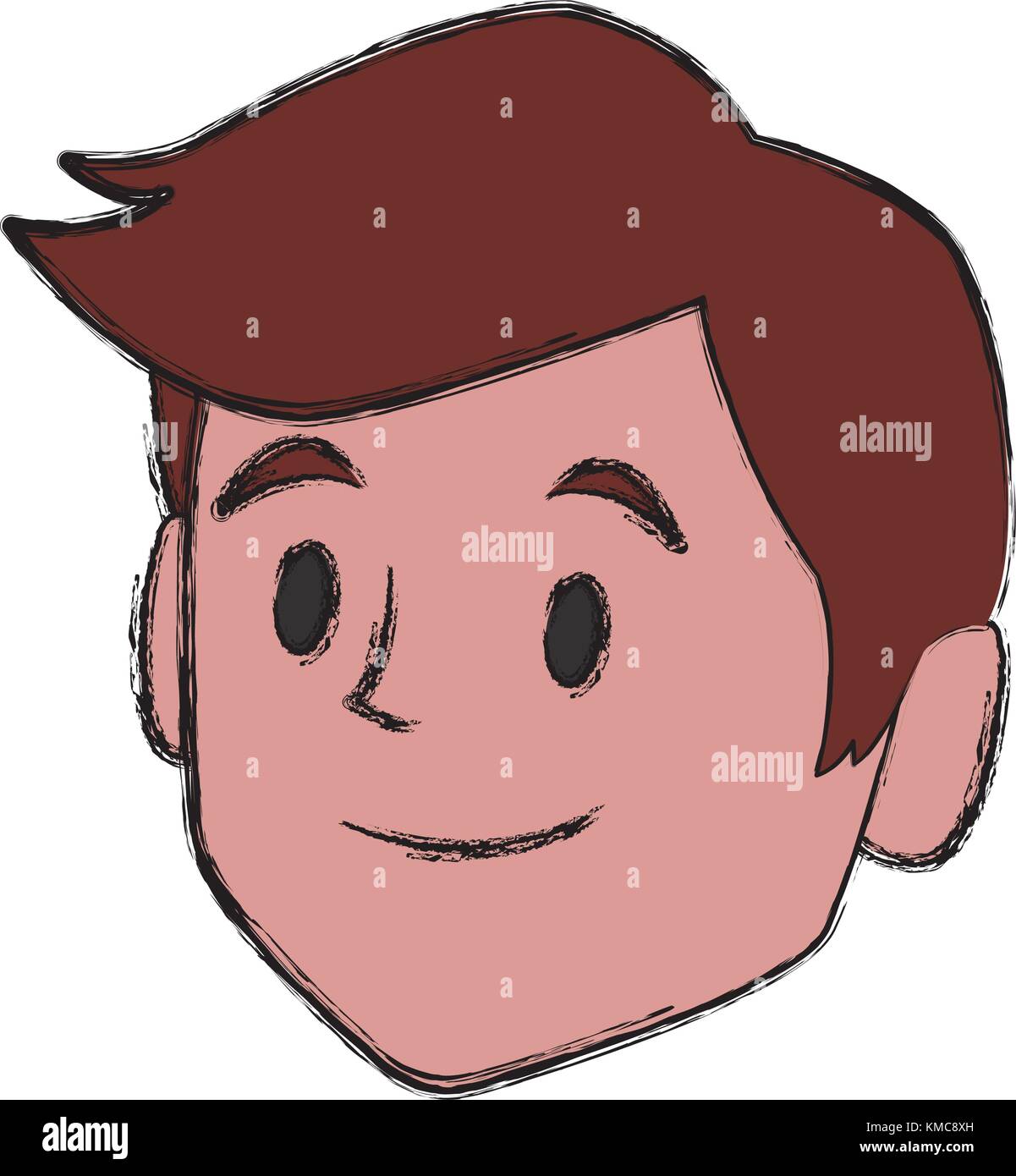 Man face smiling cartoon Stock Vector Image & Art - Alamy