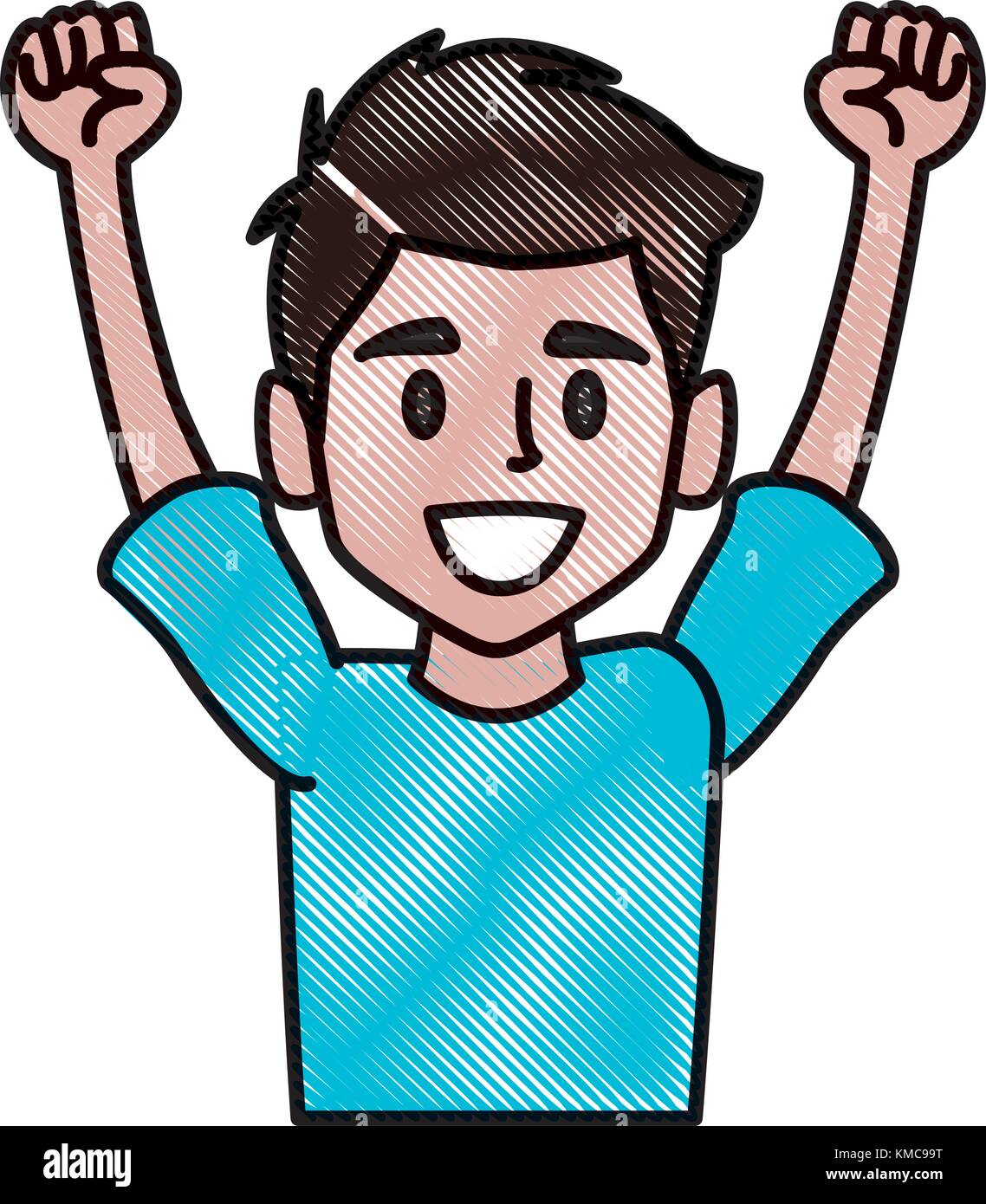 Boy happy cartoon Stock Vector Image & Art - Alamy